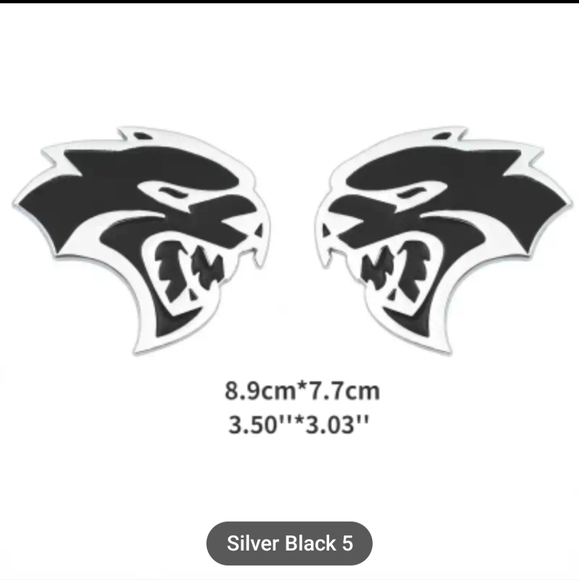 Other | Challenger Charger Hellcat Metal 3d Emblems Please Msg Me Color ...